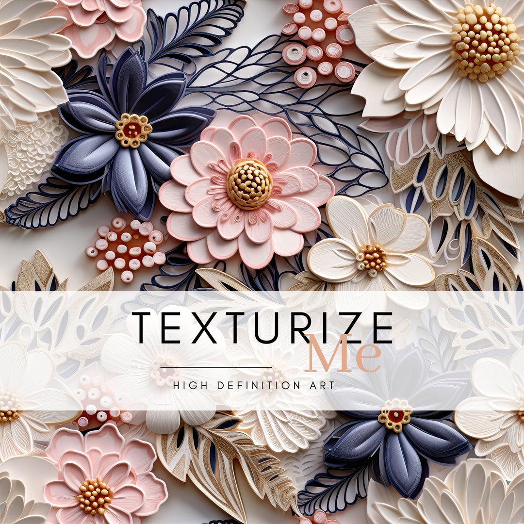 Embroidery Seamless File, Flowers Embroidery Seamless, Floral Seamless ...