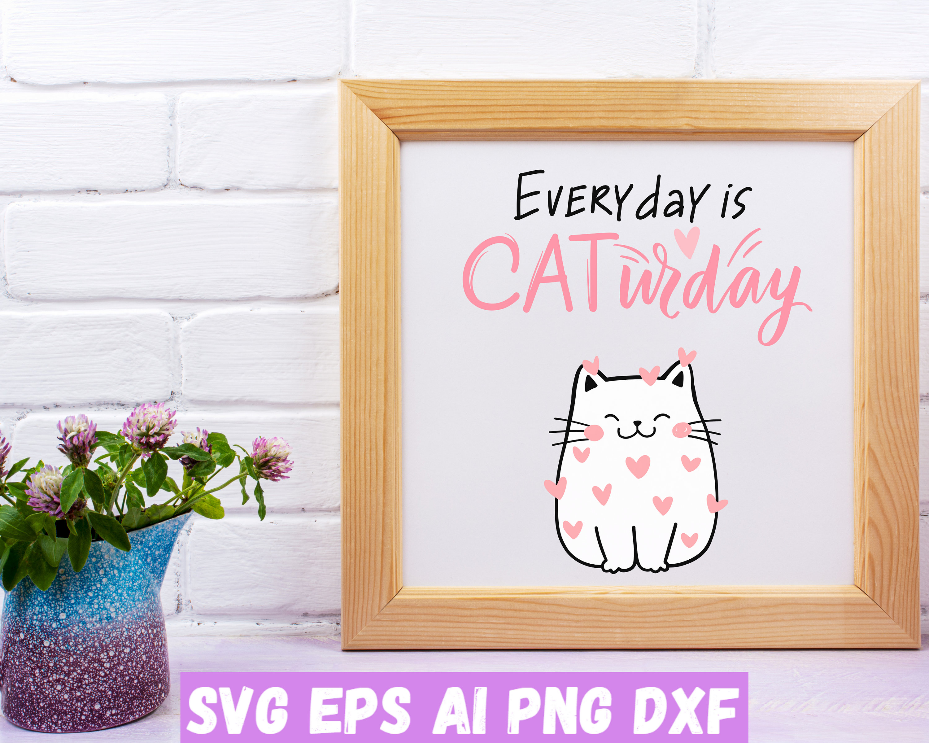 Cat SVG Cat Quotes SVG cat Wreath Png Svg-cat MOM Sayings Svg-cat Face ...