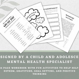 Digital Download, Printable Worksheet, Mental Health and Wellness ...