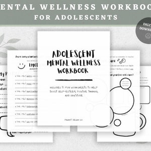 Digital Download, Printable Worksheet, Mental Health and Wellness ...