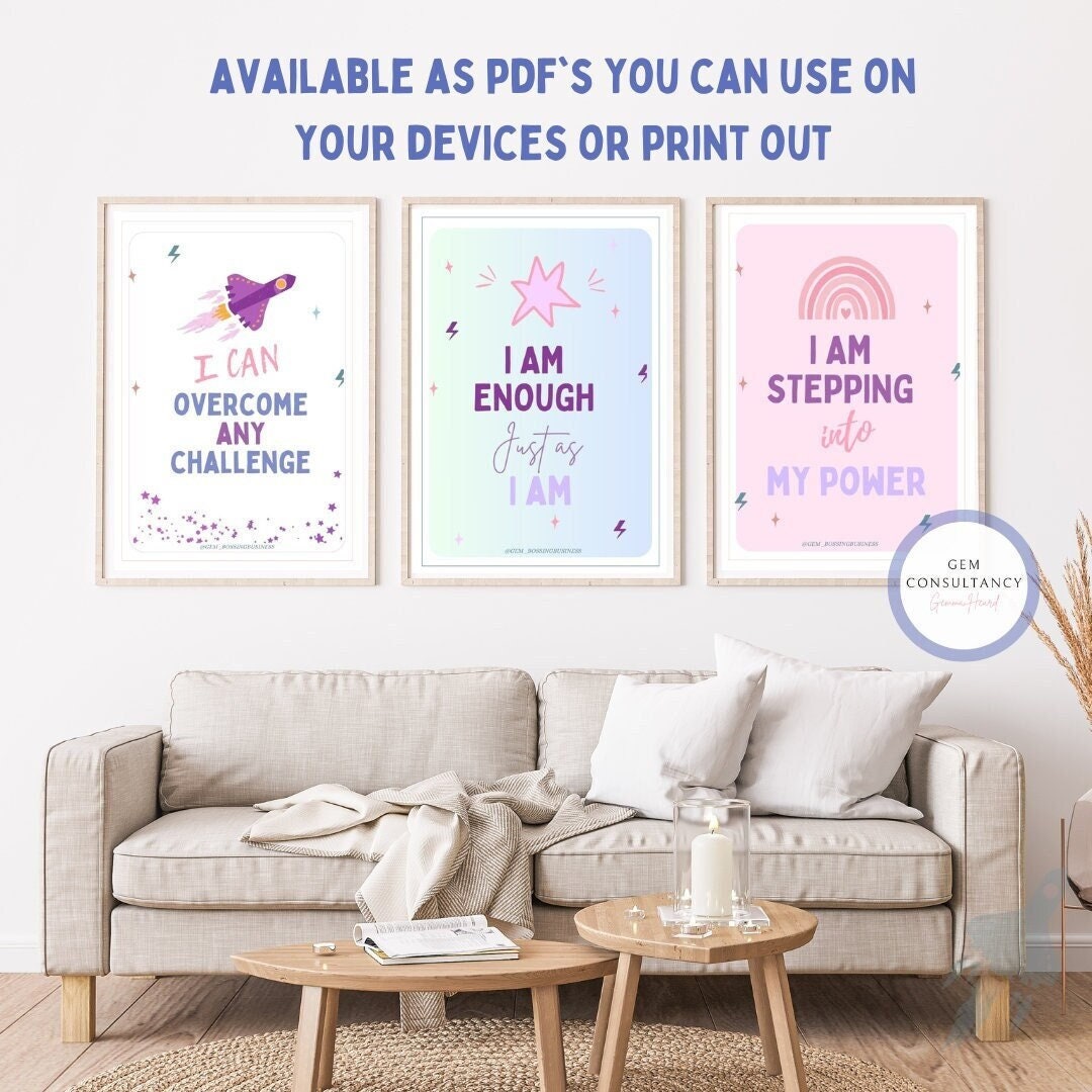 40 X Positive Affirmation Cards for Small Business Owners, Empowerment ...