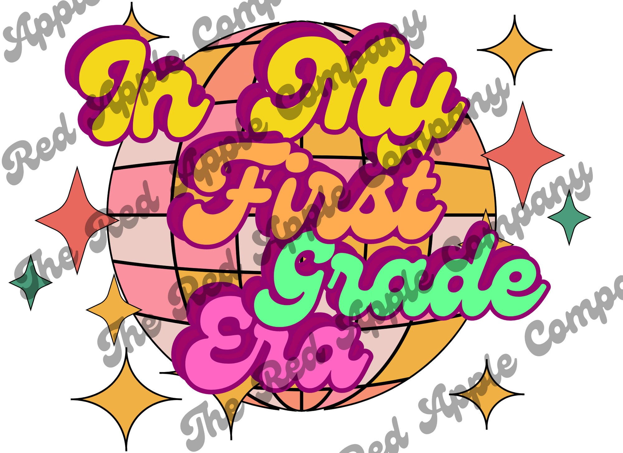 In My First Grade Era PNG and SVG Files - Etsy