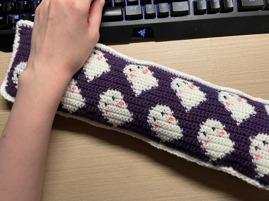 Ghost Wrist Rest Crochet Pattern - Etsy