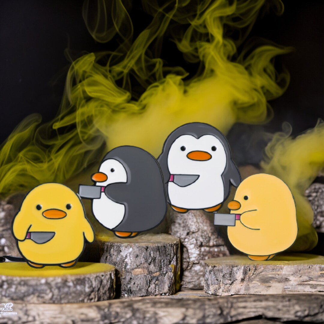 Duck Cute Kawaii Lapel Pins: Funny Gifts for Her and - Etsy