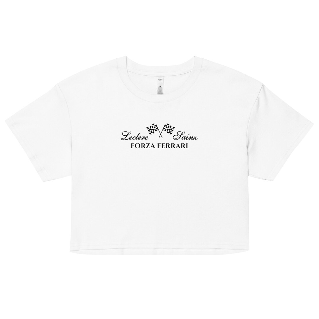 Charles Leclerc X Carlos Sainz Forza Ferrari Crop Top, Formula 1 ...