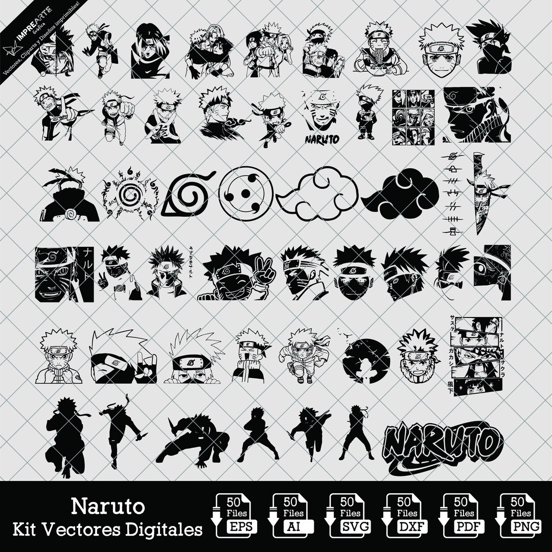 50 Naruto Vectors - Etsy