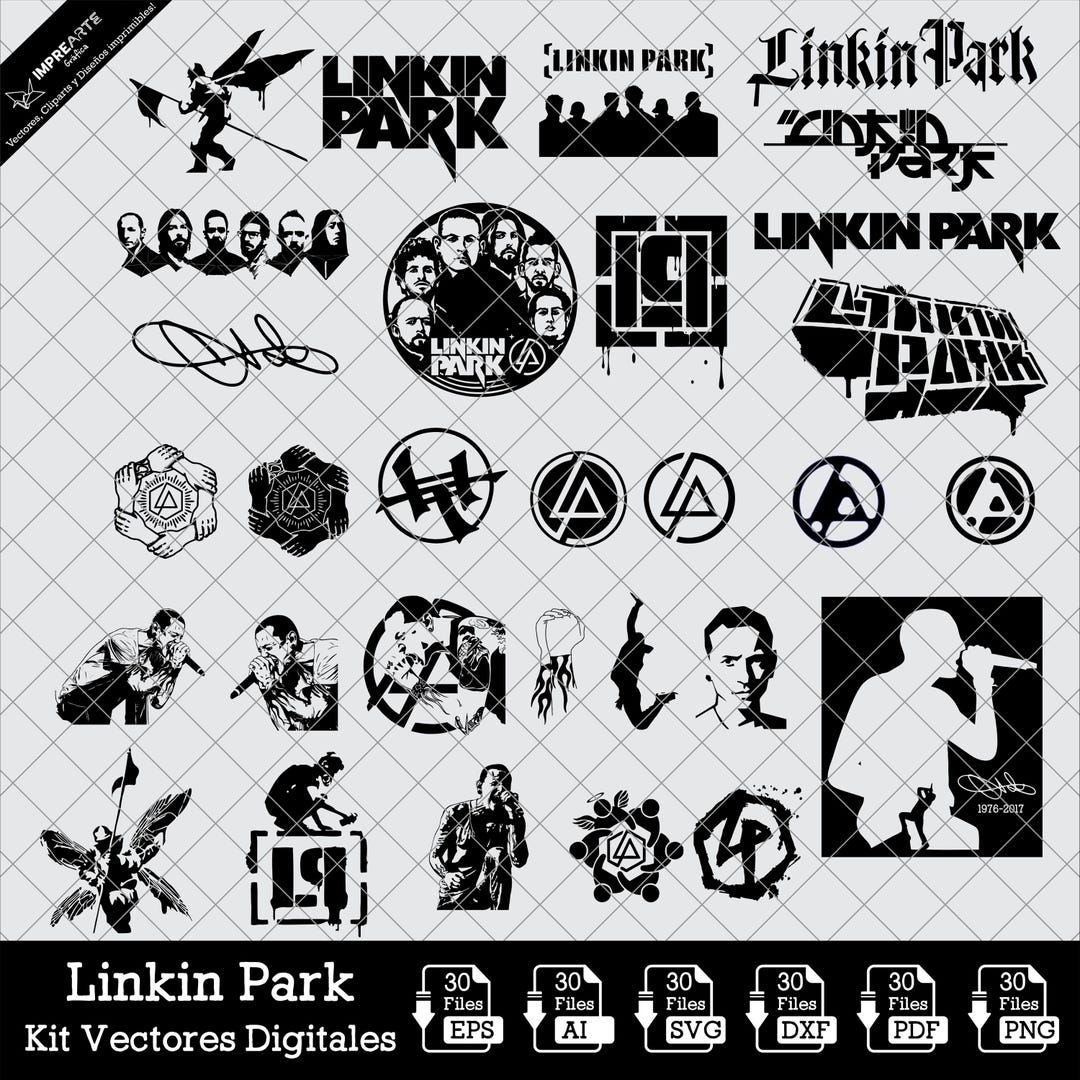 Linkin Park Digital Vector Kit - Etsy