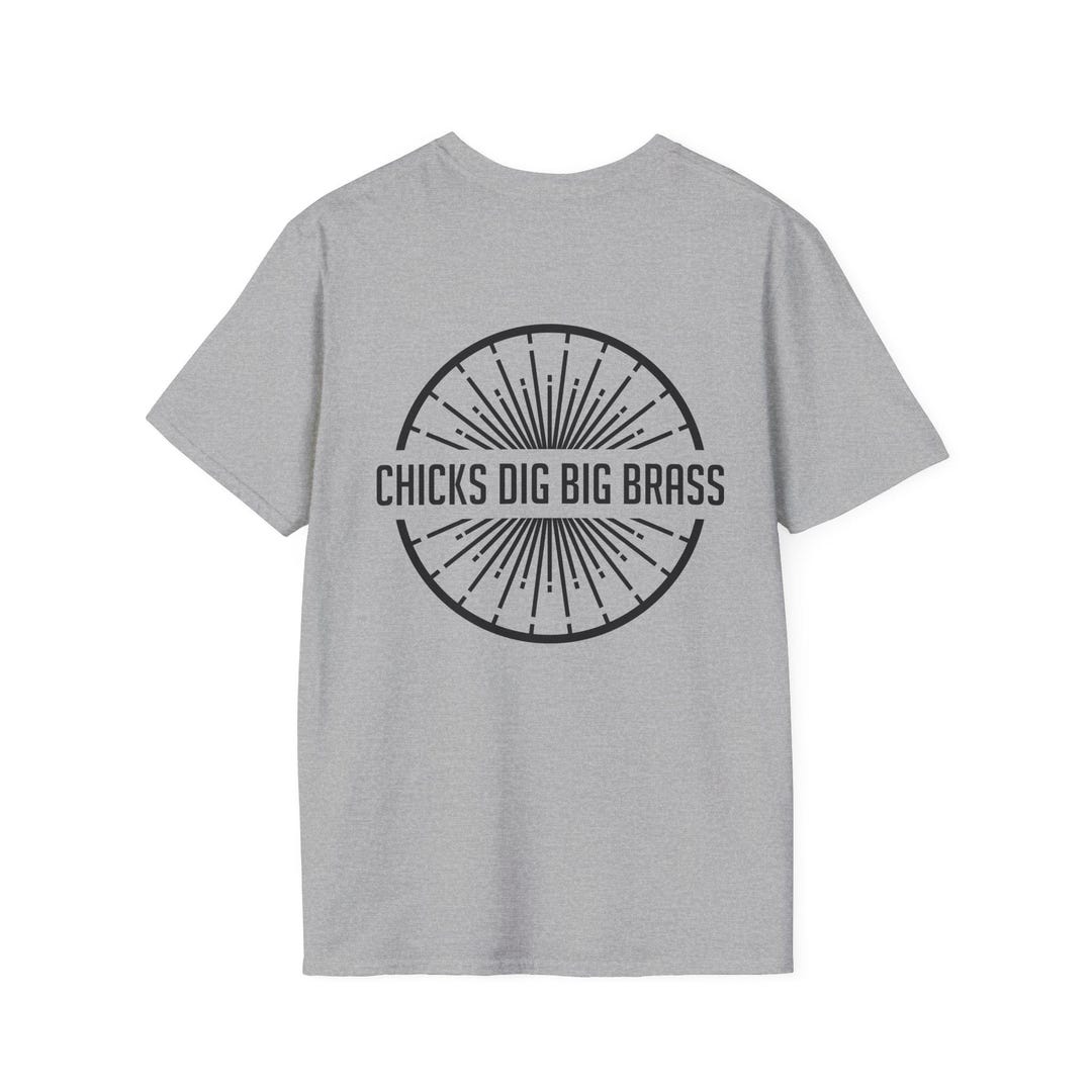Tuba/sousaphone T-shirt - "chicks Dig Big Brass" - Black - Etsy