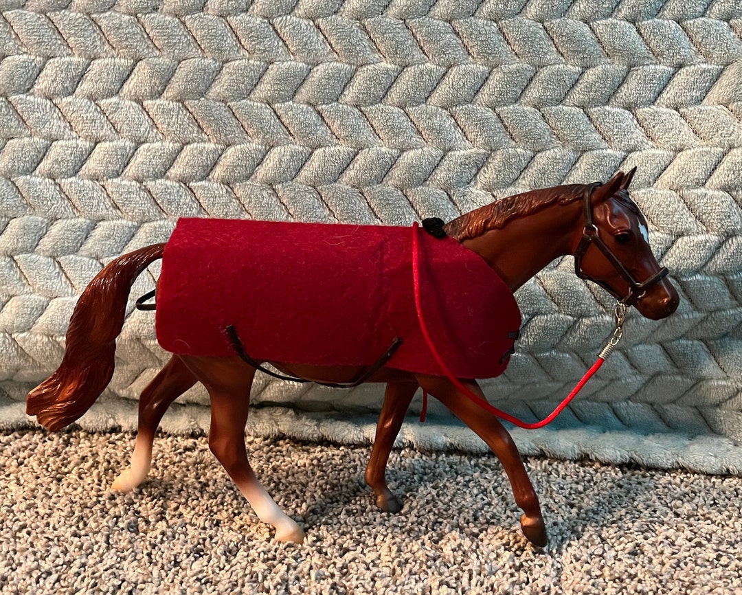 Model Horse Tack Set Halter, Lead Rope, and Blanket for 1:12 Scale - Etsy