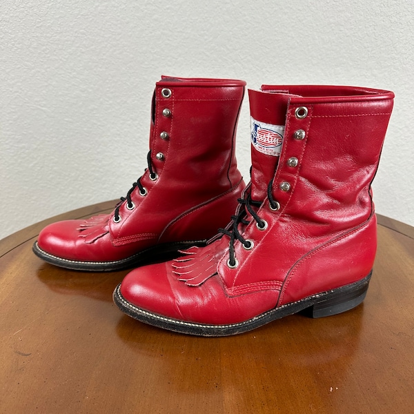 Lace up Roper Boots - Etsy