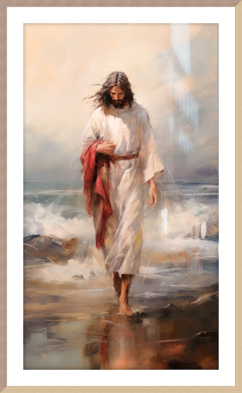 Jesus Christ Photo Come Follow Me Jesus Painting Jesus - Etsy