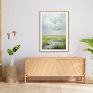Southern Marsh Landscape, Southern Charm Artwork, Wetlands Painting ...