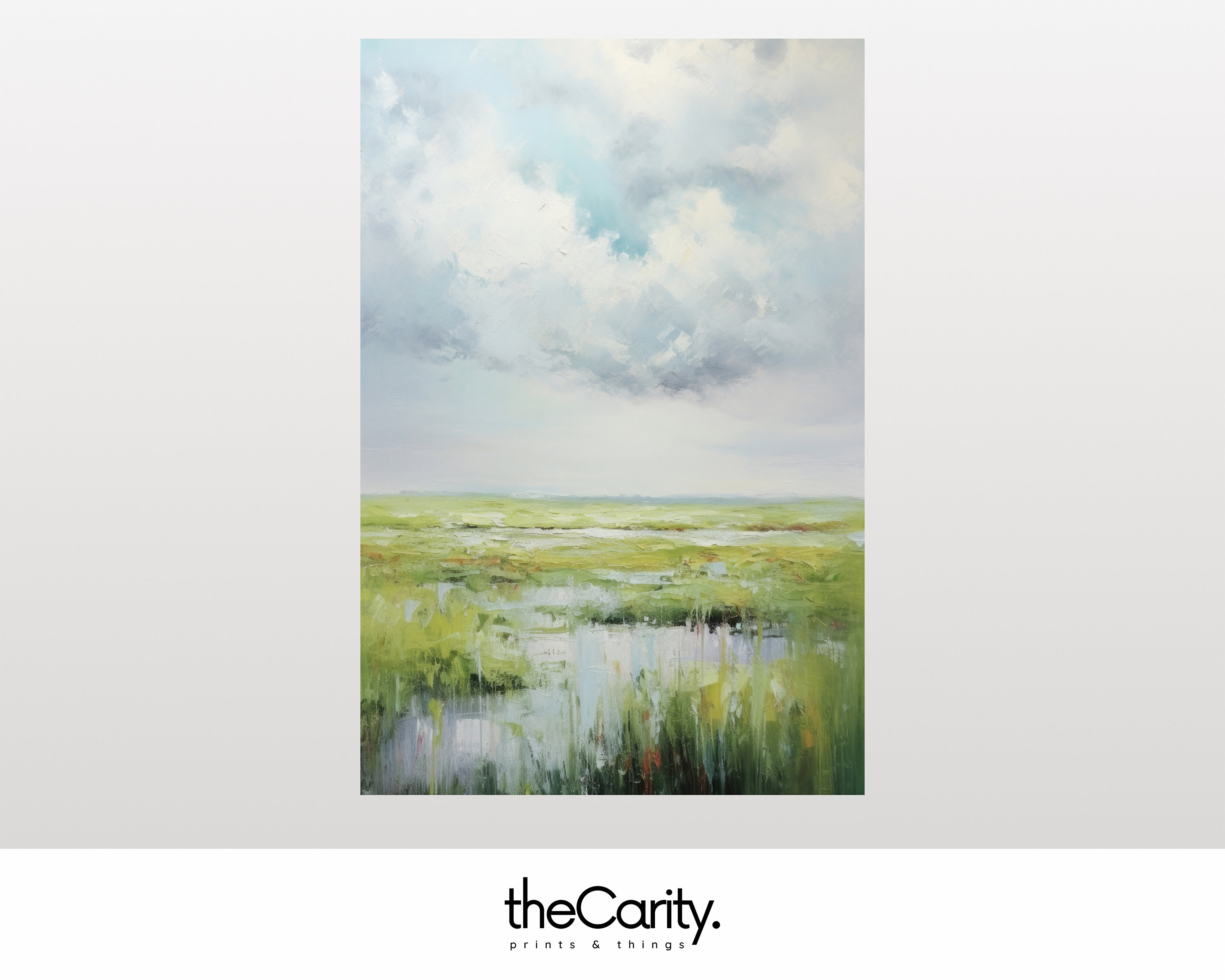 Southern Marsh Landscape, Southern Charm Artwork, Wetlands Painting ...