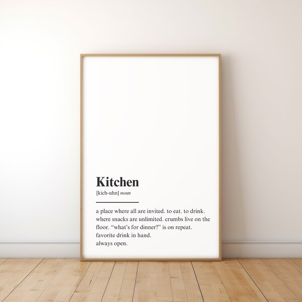 Kitchen Word Art - Etsy