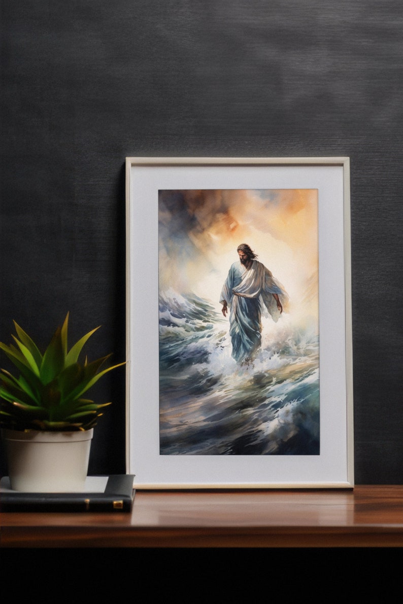 Jesus Christ Photo, Jesus Christ Painting, Jesus Home Decor, Printable ...