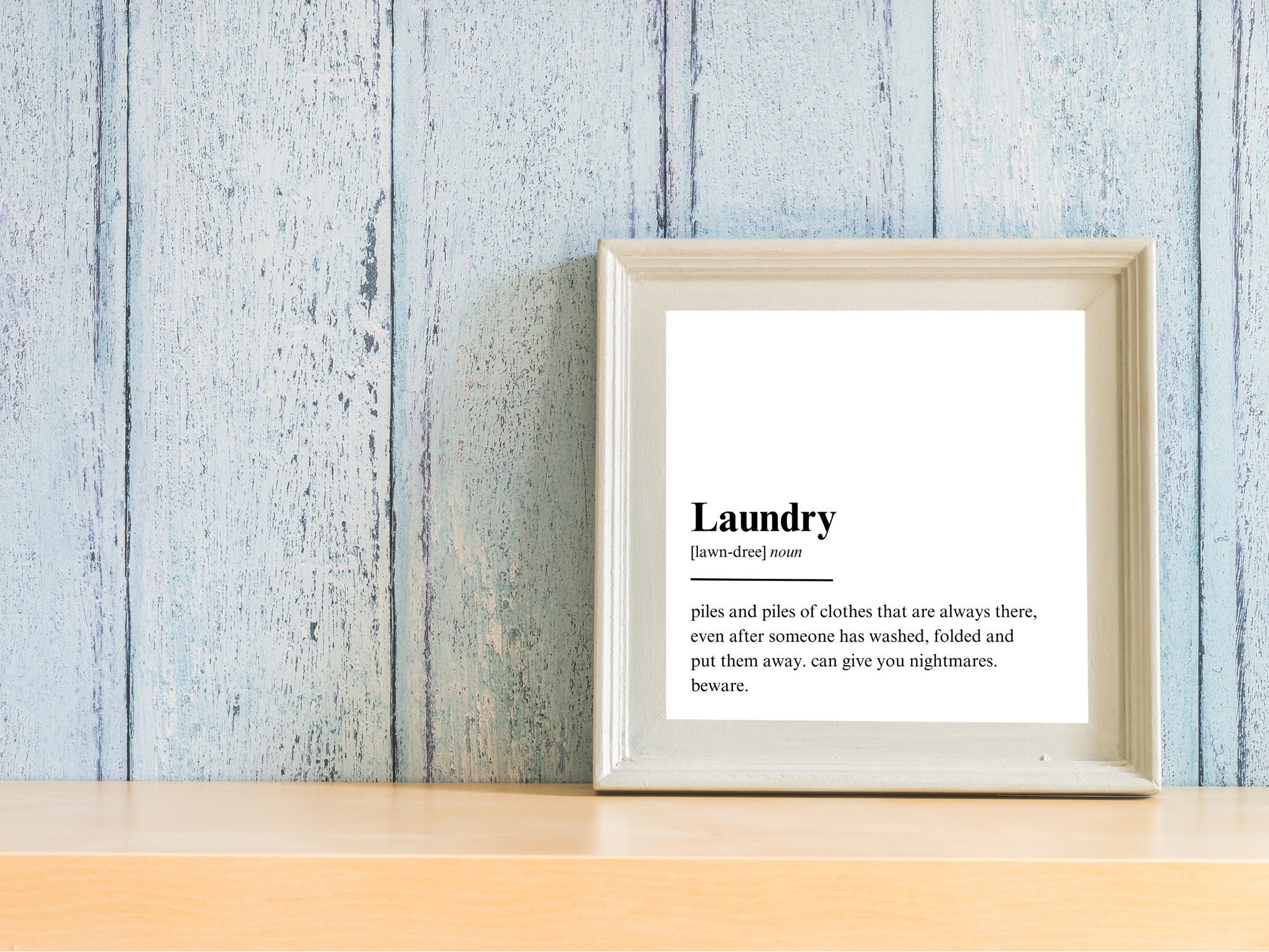 Laundry Definition Laundry Room Decor Printable Wall Art - Etsy