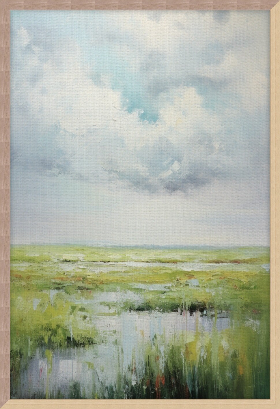 Southern Marsh Landscape, Southern Charm Artwork, Wetlands Painting ...