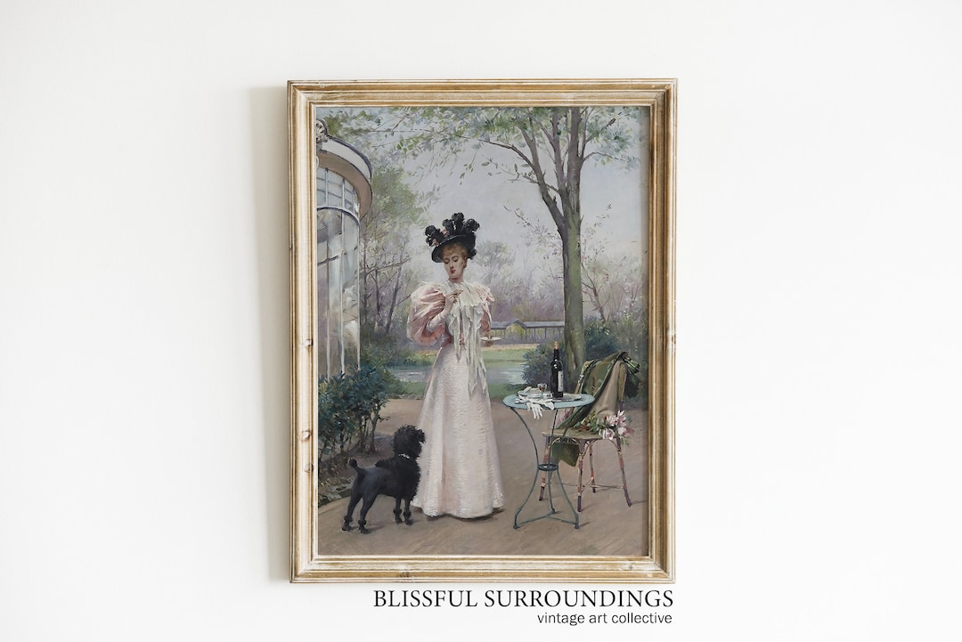 Victorian Woman Portrait Print, Printable Art, Vintage Print, Reading ...