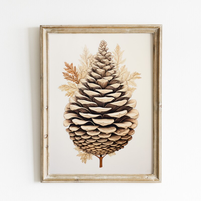 Pinecone Wall Art - Etsy