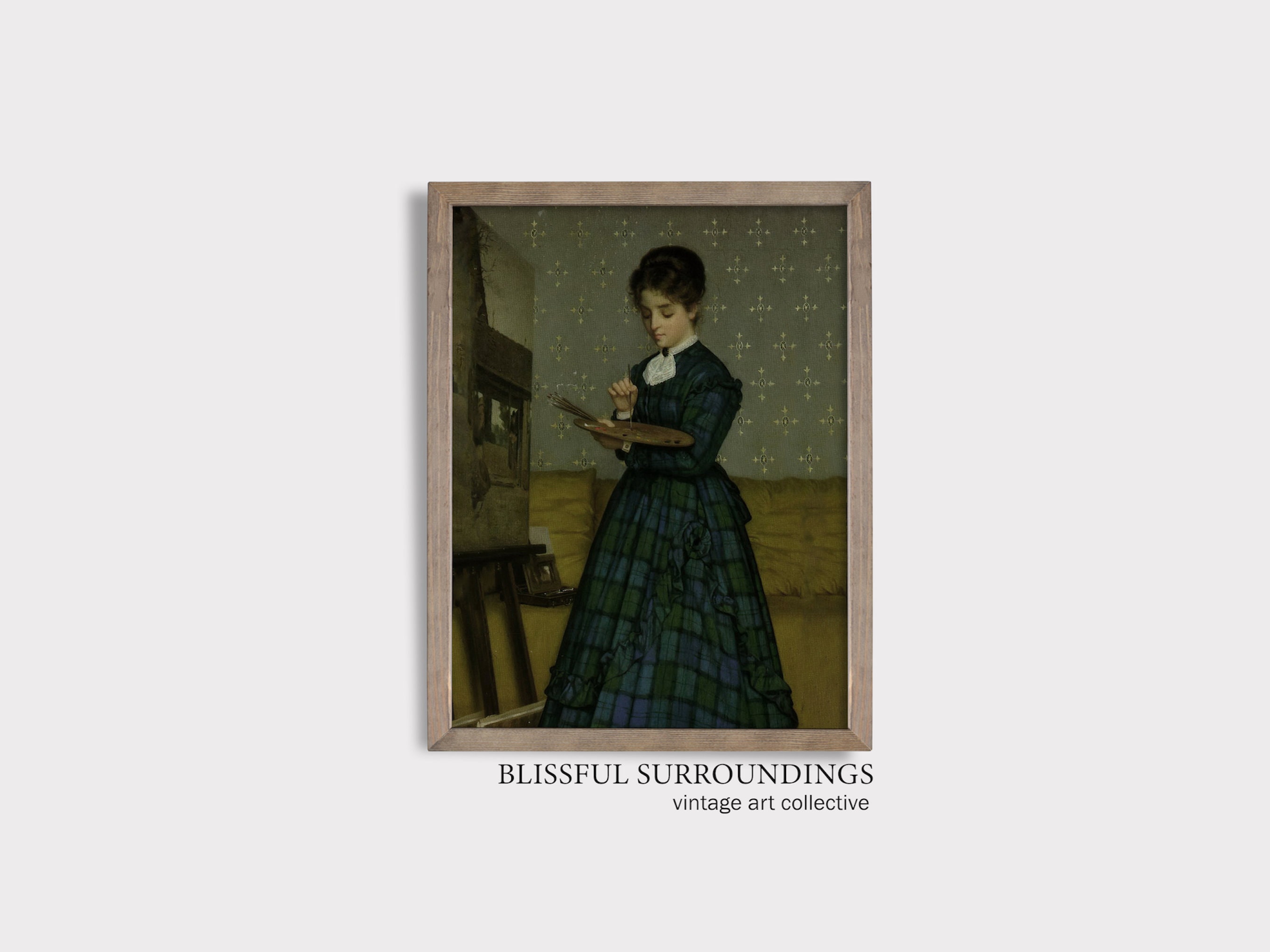 Victorian Woman Portrait Print, Printable Art, Vintage Print, Reading ...