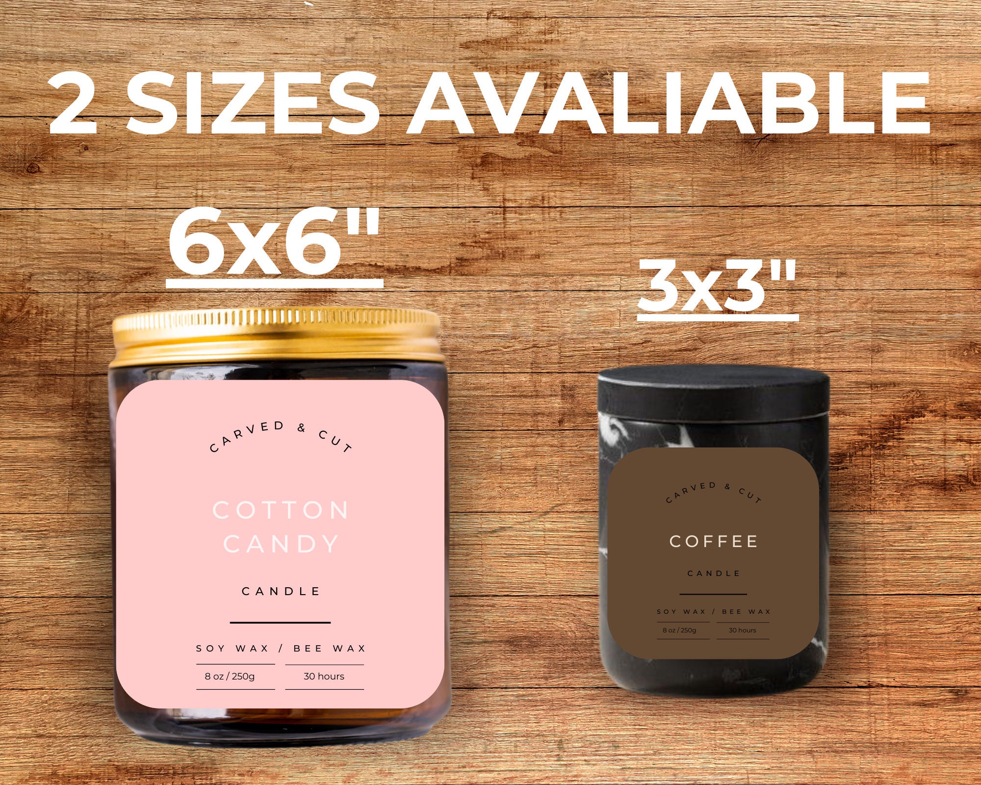 Editable Candle Label Template Customize Your Candle Labels With ...