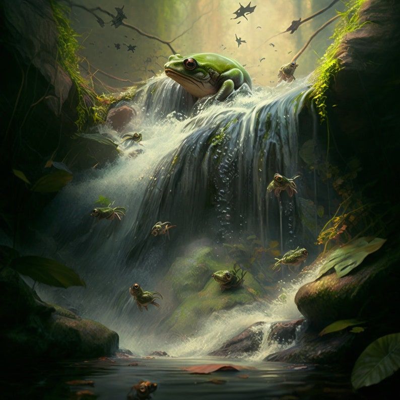 Frolicking in the Forest - Etsy