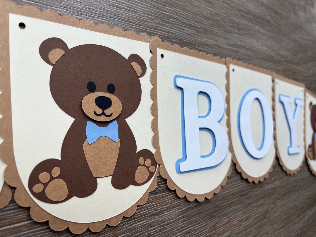 Teddy Bear Baby Shower Banner - Etsy