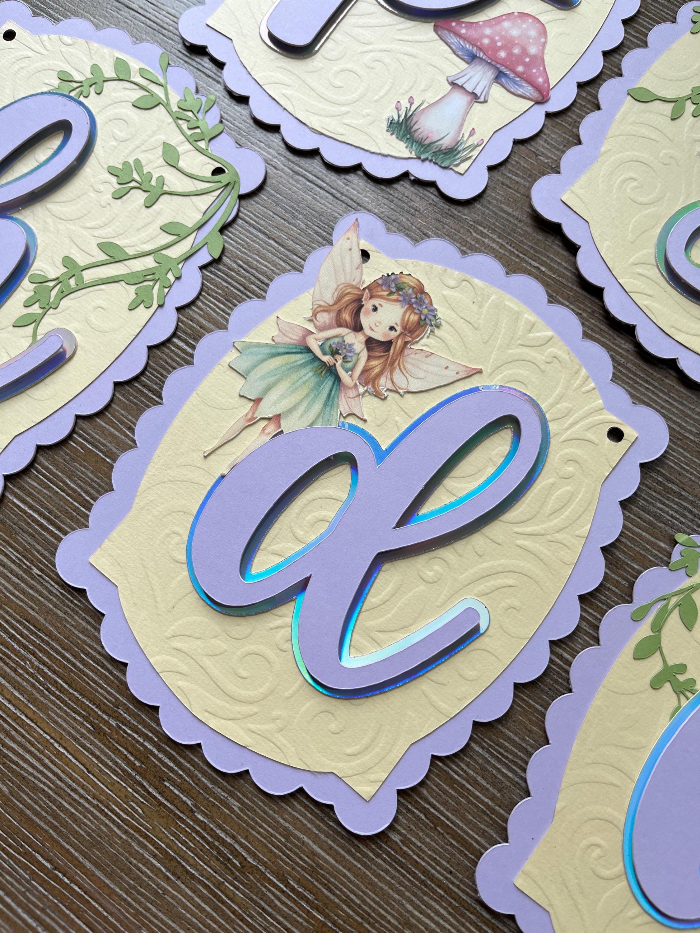 Whimsical Fairy Birthday Banner - Etsy