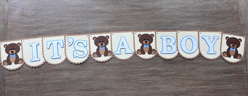 Teddy Bear Baby Shower Banner - Etsy