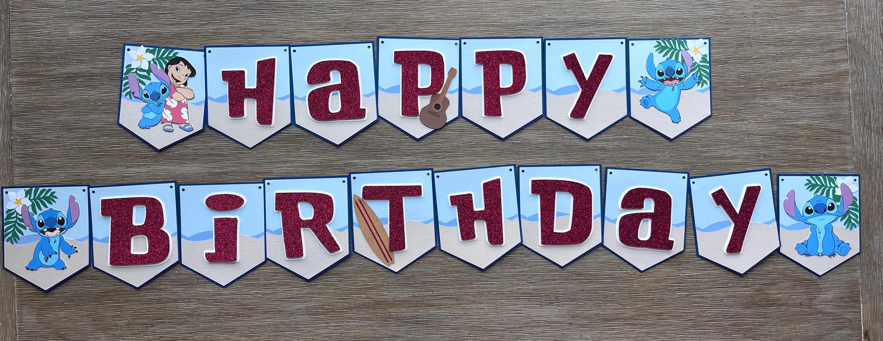 Ohana Inspired Birthday Banner - Etsy