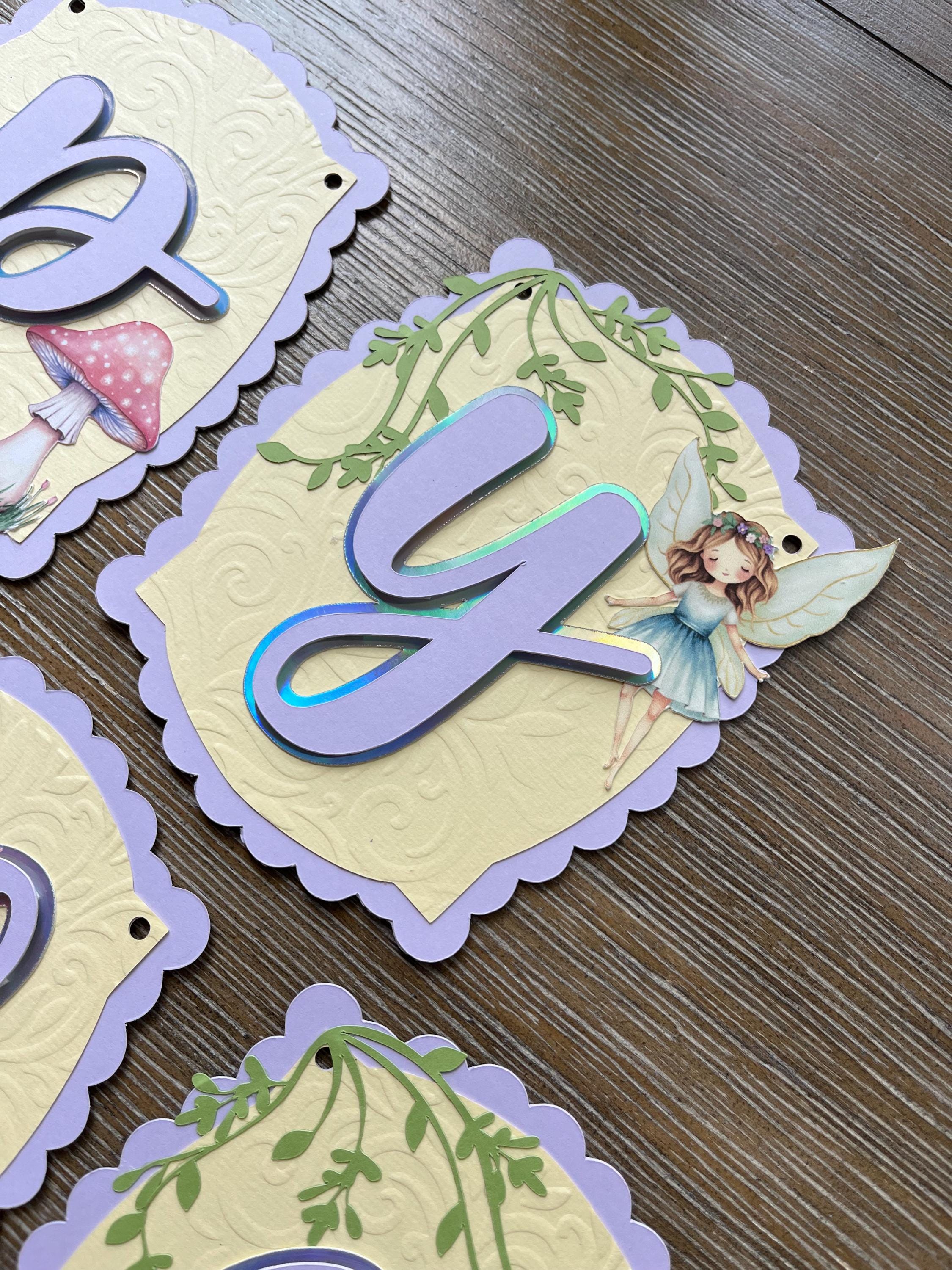 Whimsical Fairy Birthday Banner - Etsy