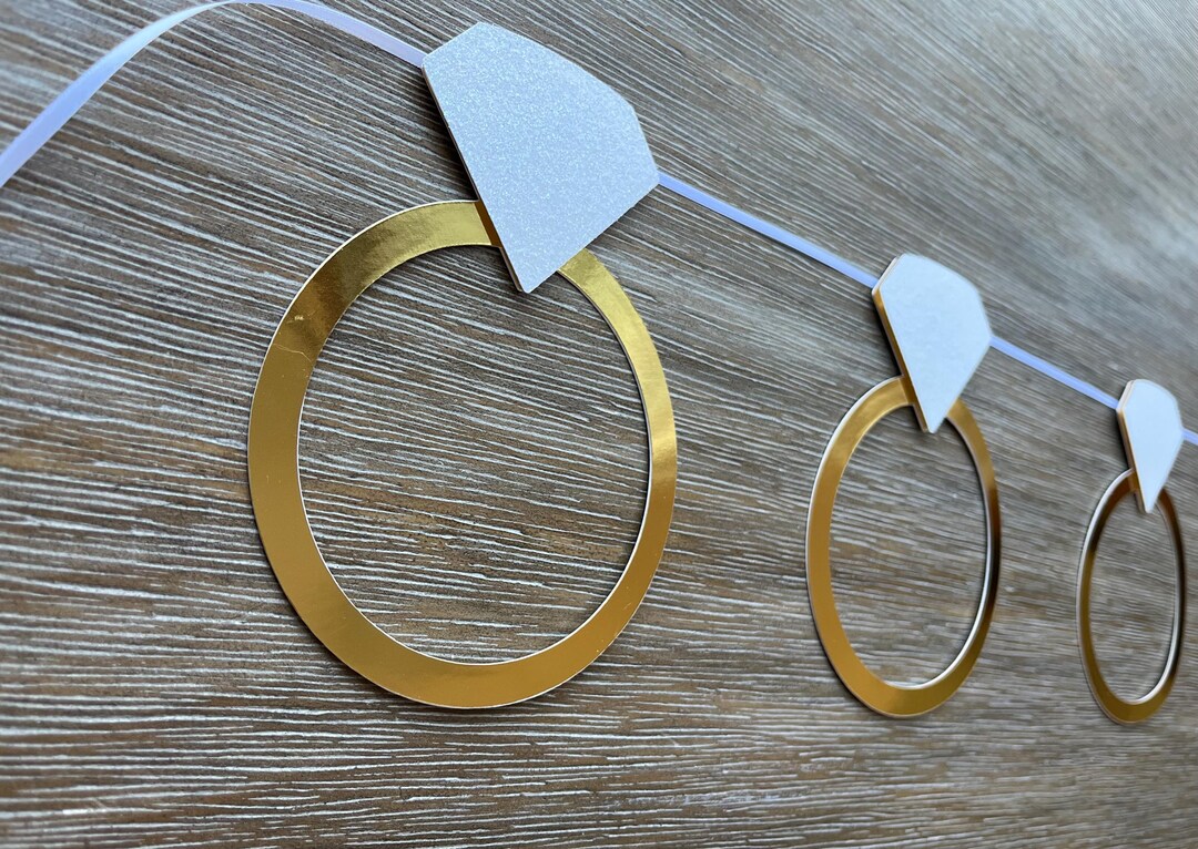 Wedding Ring Banner - Etsy
