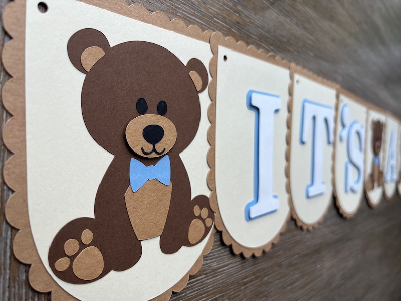 Teddy Bear Baby Shower Banner - Etsy