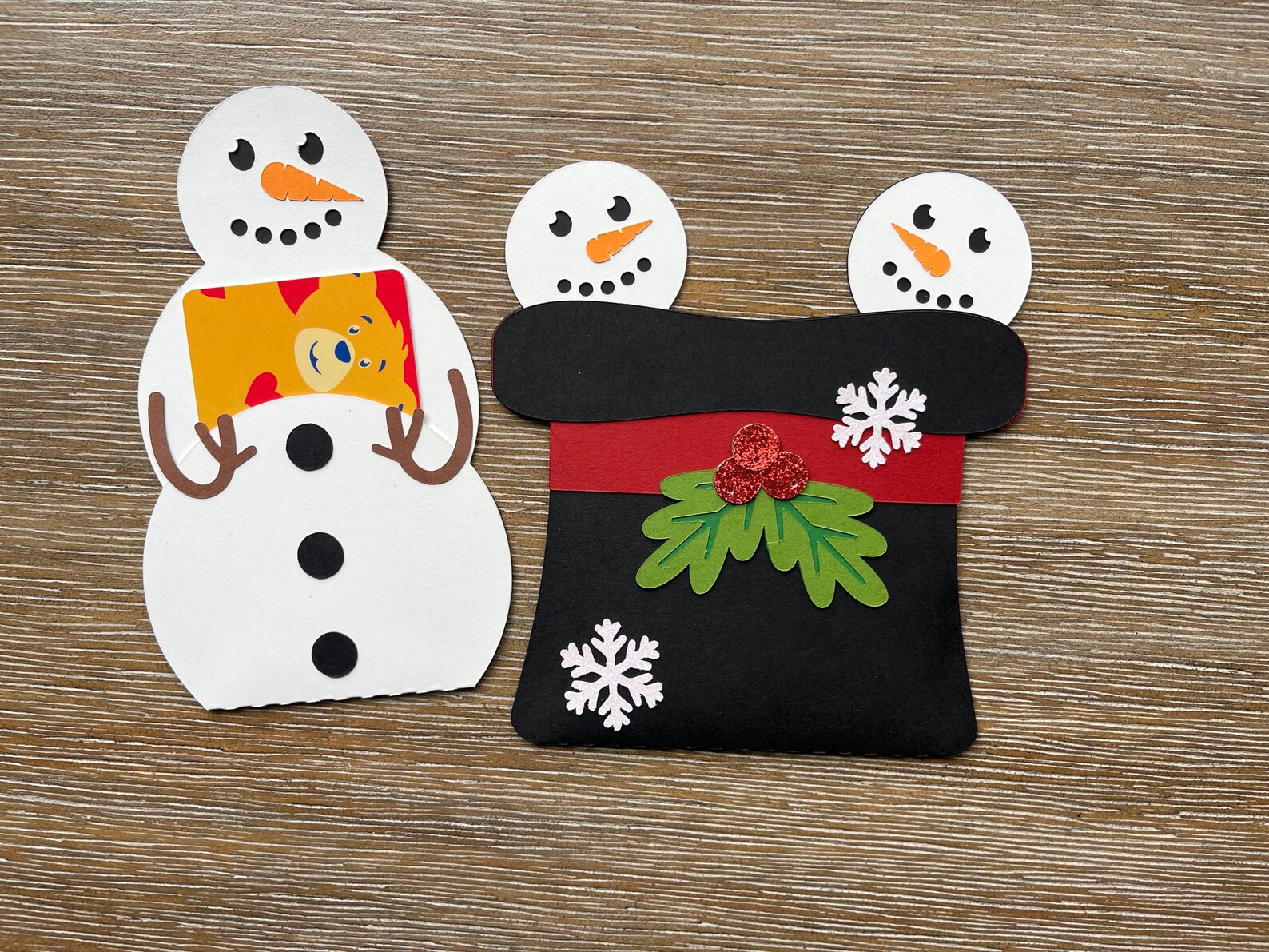 Snowman Gift Card Holder - Etsy