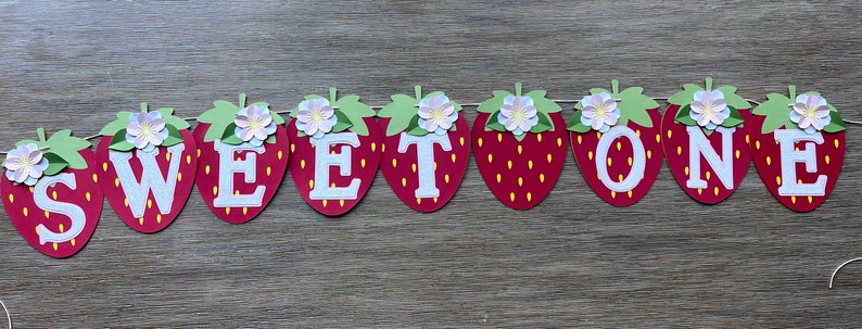 Sweet One Birthday Banner - Etsy