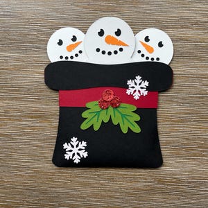 Snowman Gift Card Holder - Etsy
