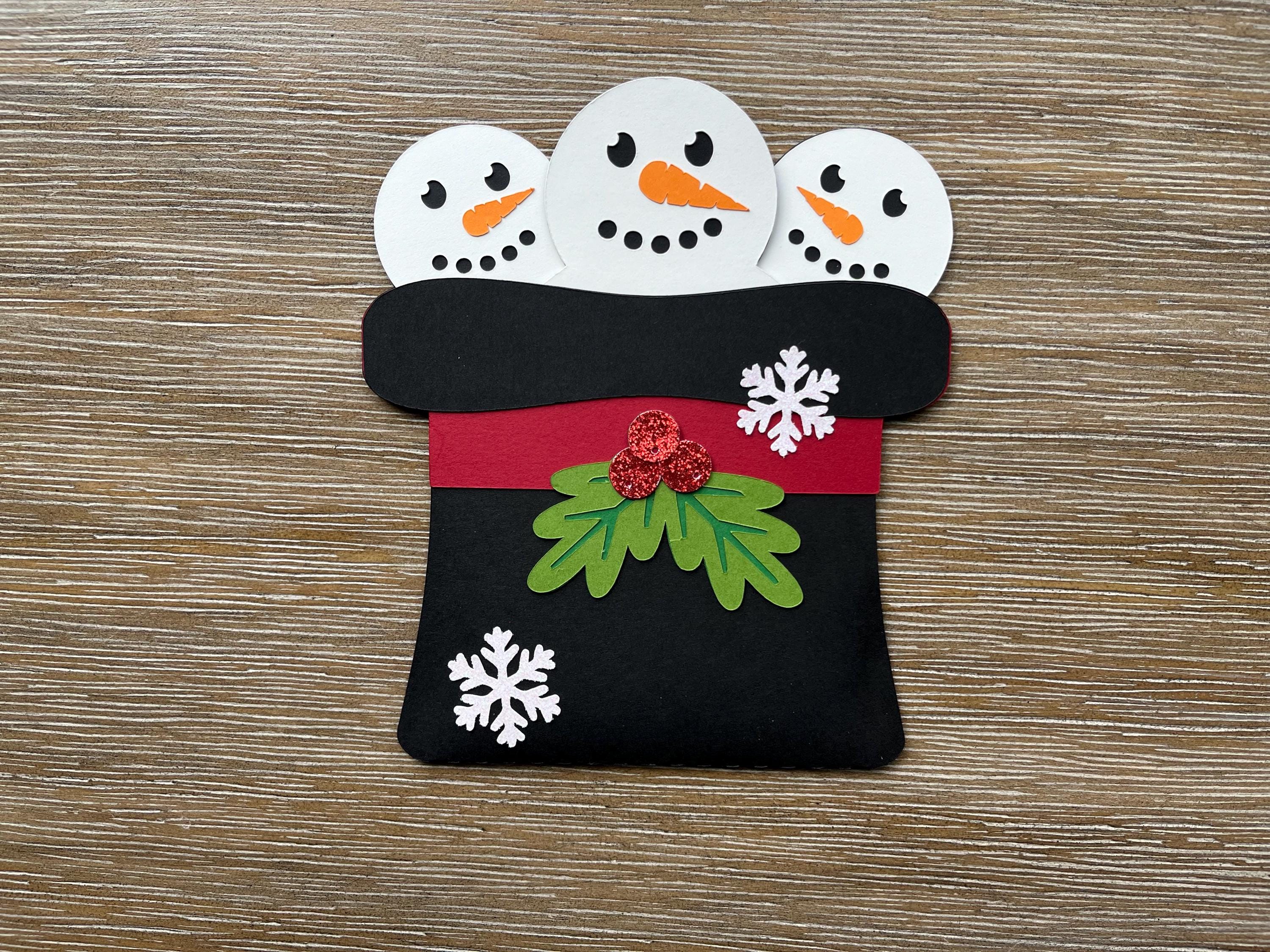 Snowman Gift Card Holder - Etsy