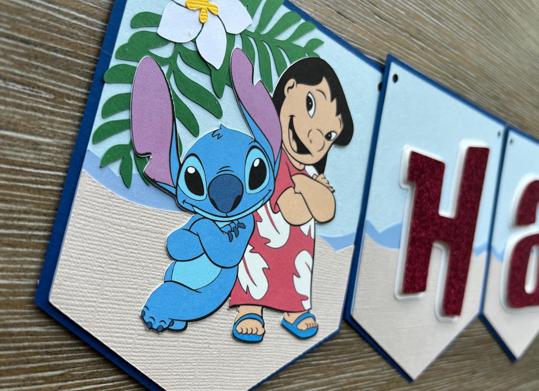Ohana Inspired Birthday Banner - Etsy