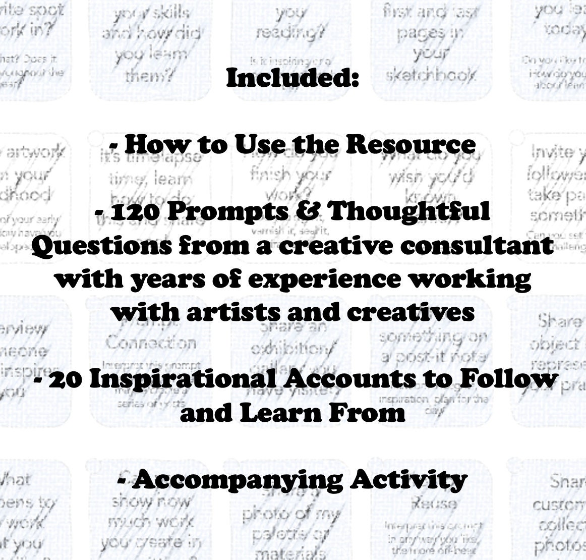 120 Social Media Prompts for Artists That Need Some - Etsy