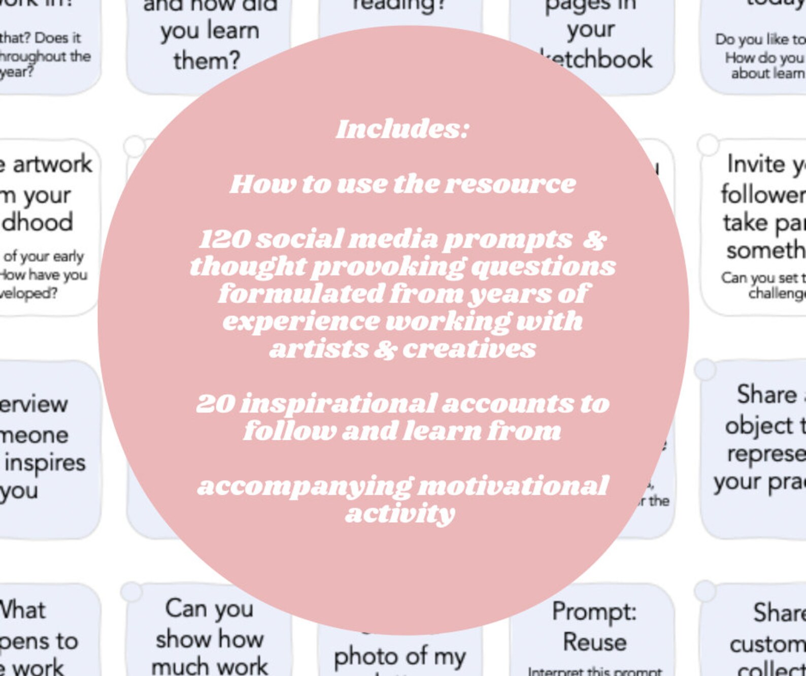 120+ Social Media Prompts for Artists That Need Some Inspiration ...