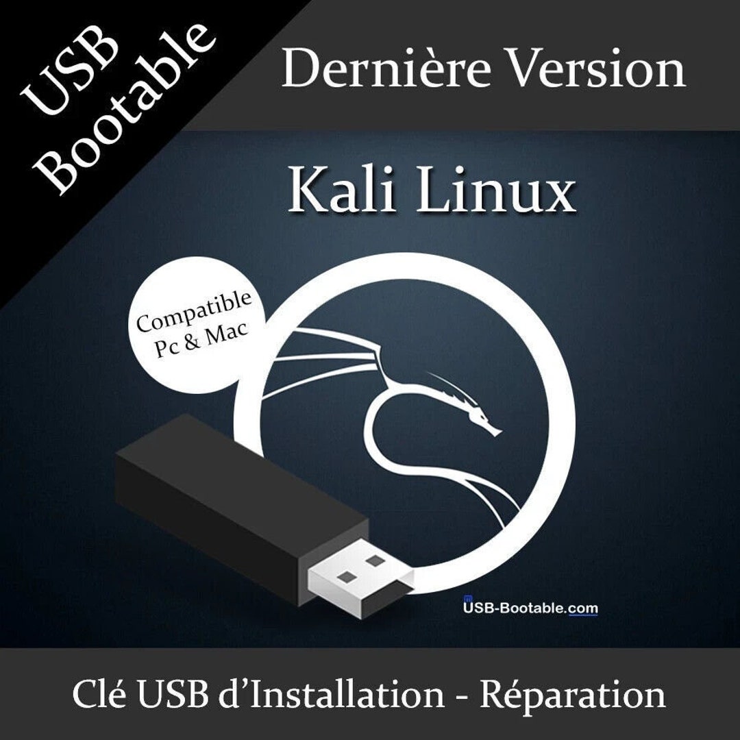 Kali Linux Bootable USB Key User Guide - Etsy