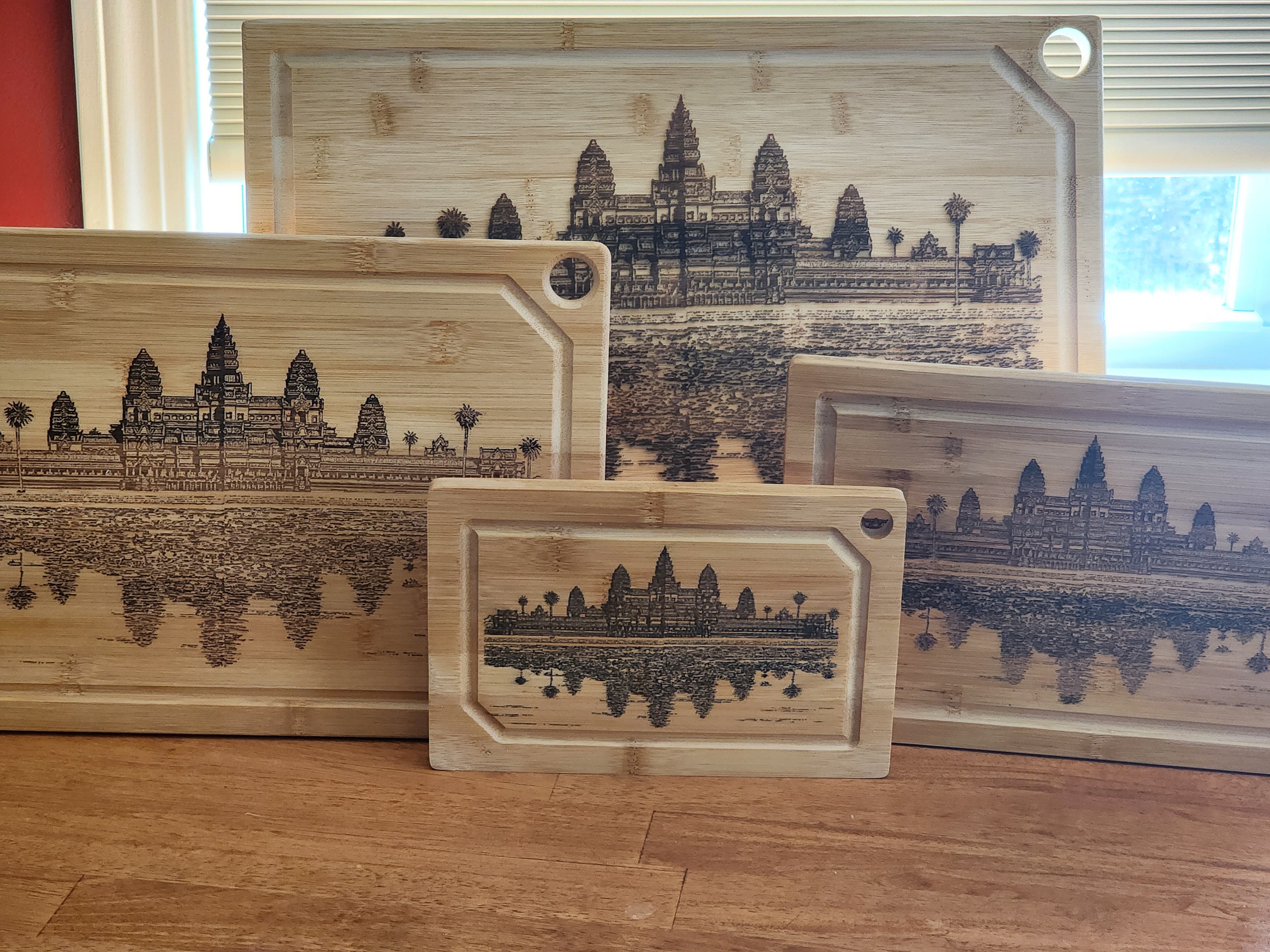 Cambodia, Khmer Angkor Wat Cutting Board, Charcuterie Board. - Etsy