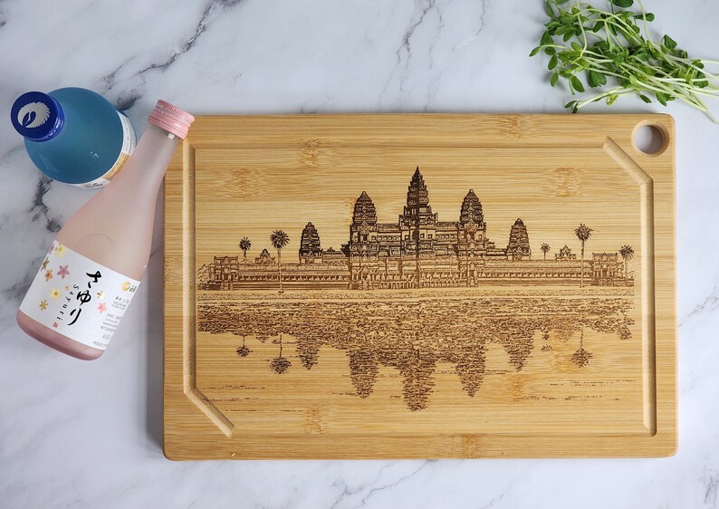 Cambodia Khmer Angkor Wat Cutting Board Charcuterie Board. - Etsy