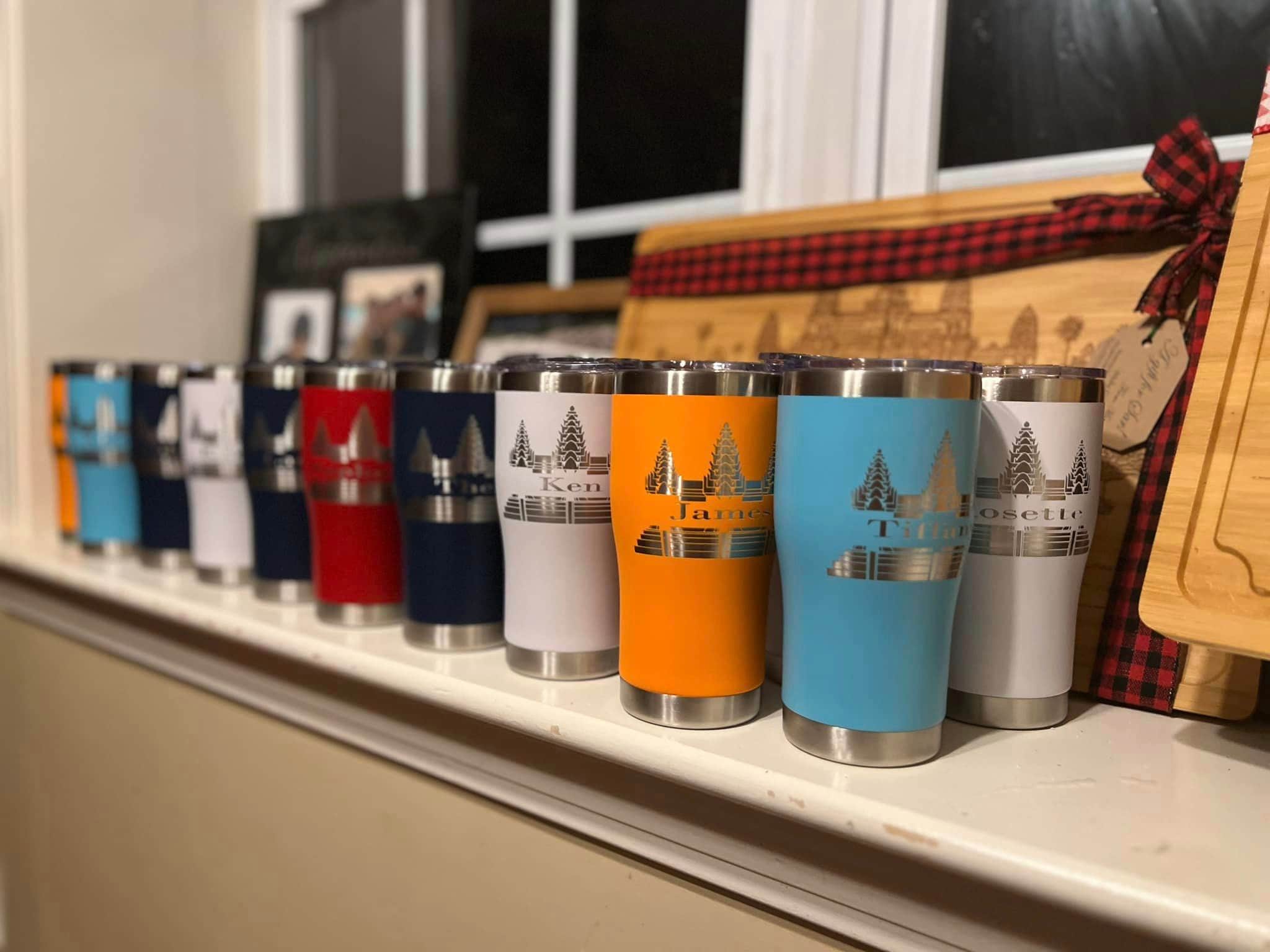 Cambodia, Khmer, Angkor Wat, Tumblers, Personalized, Custom, Engraved ...
