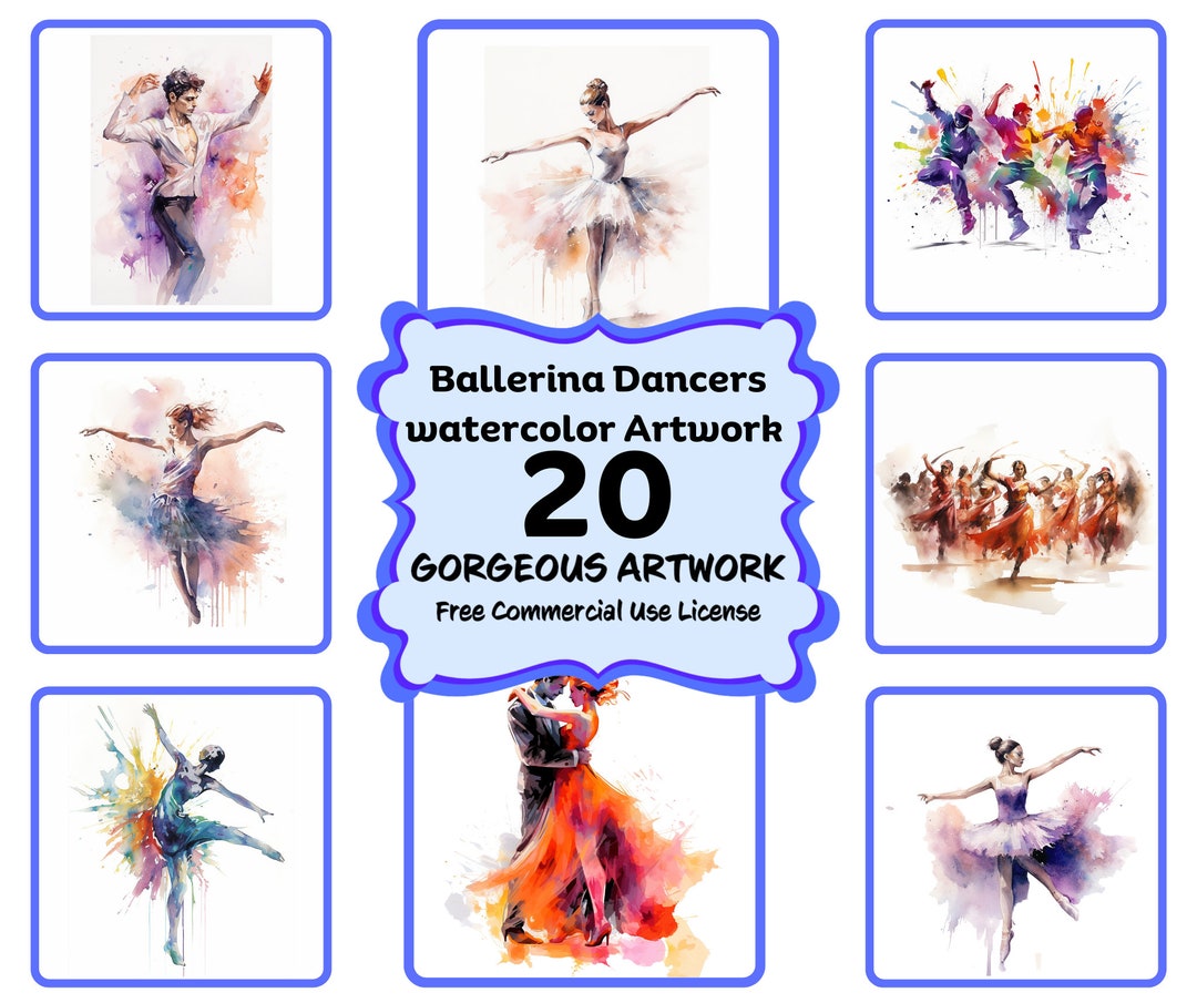 Ballerina and Dancer 20 Transparent PNG Clipart Bundle, Cute Ballet ...