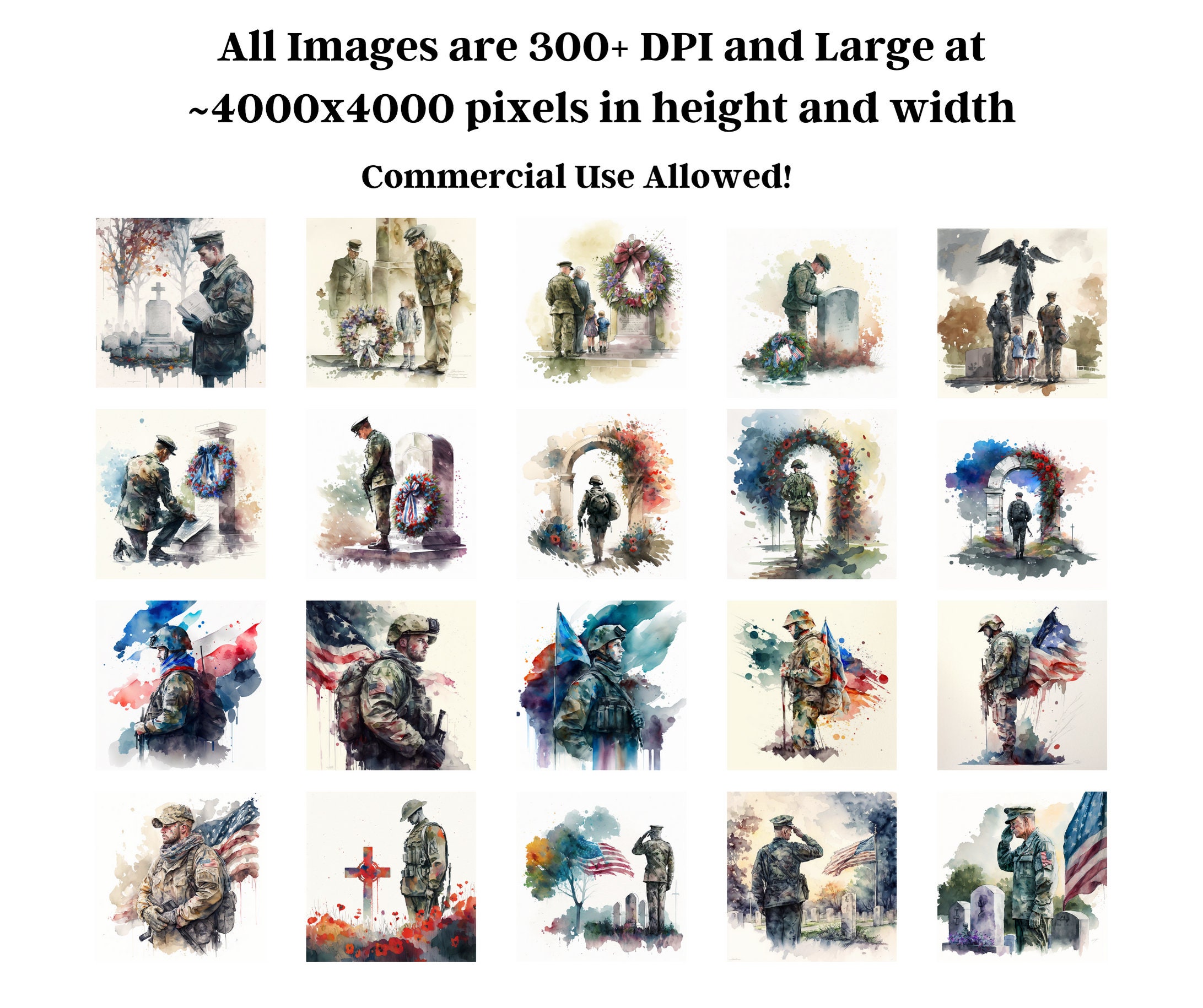 Memorial Day 20 PNG Clipart Bundle, US Soldier, Veteran, Soldier ...