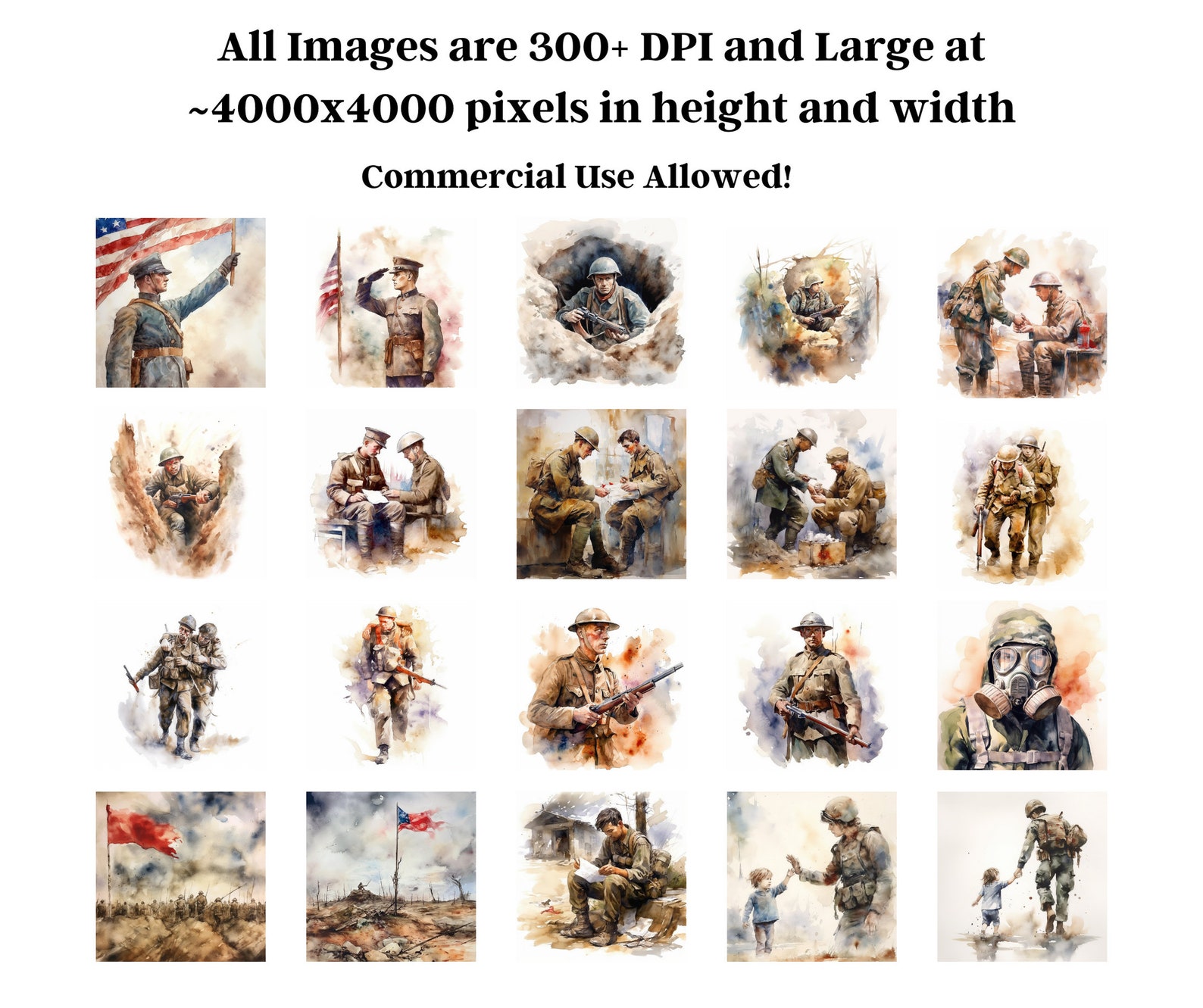 US Soldier American Art PNG Bundle, American Troops, United States ...