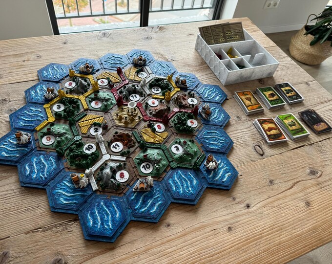 Fully Crafted Catan Board Game - Etsy