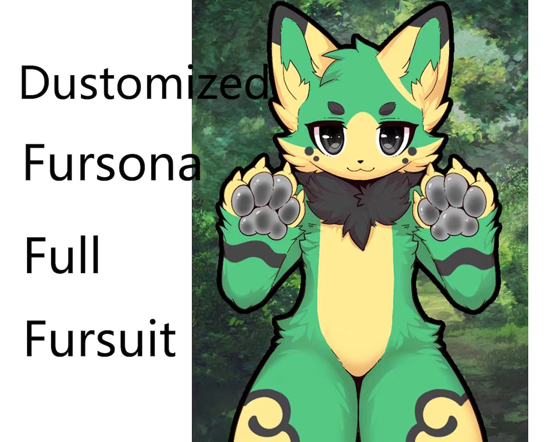 Customized Fursona Customized Fursuit Fullbody Custom-made Clothes ...