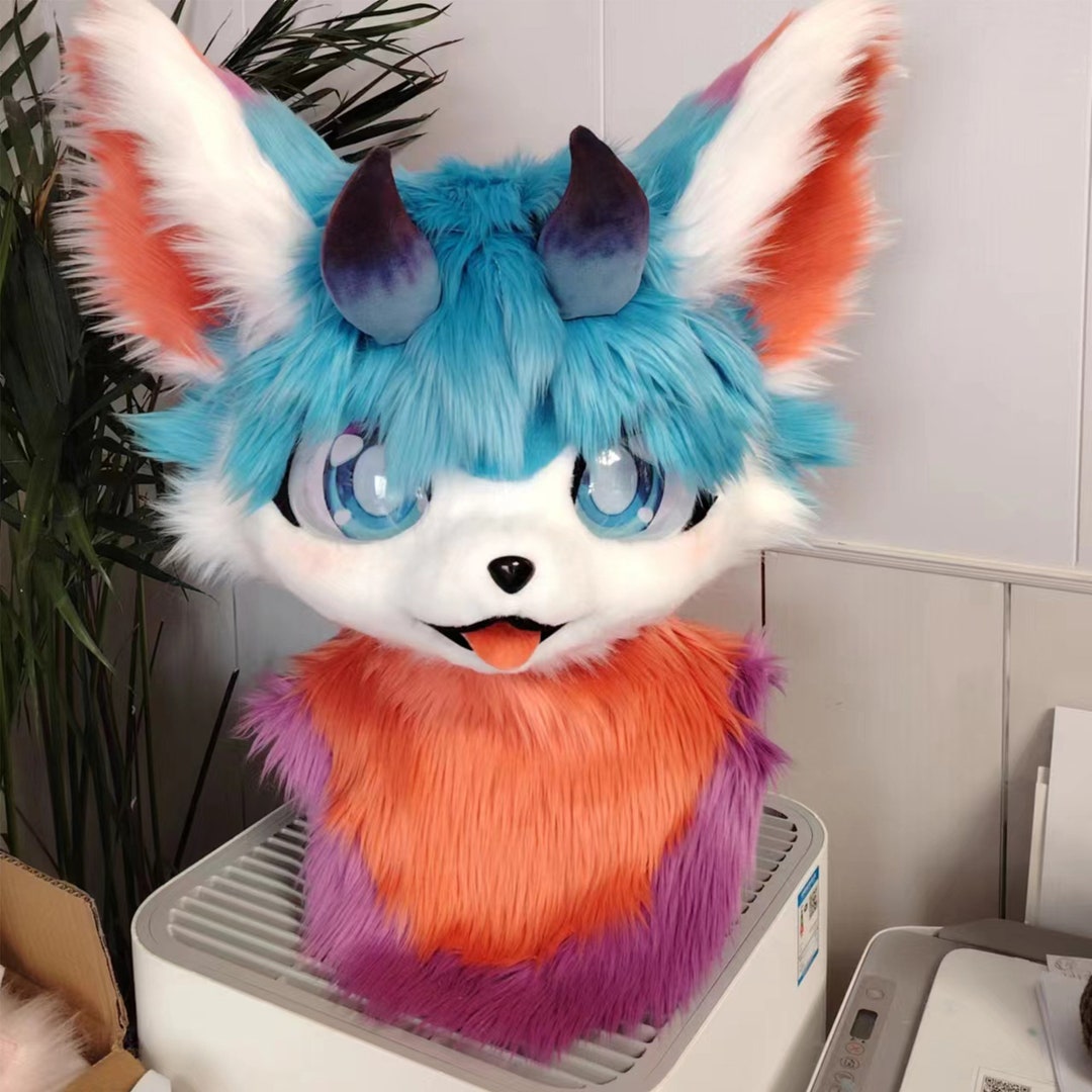Personalización de la cabeza del fursuit base de la cabeza del fursuit ...